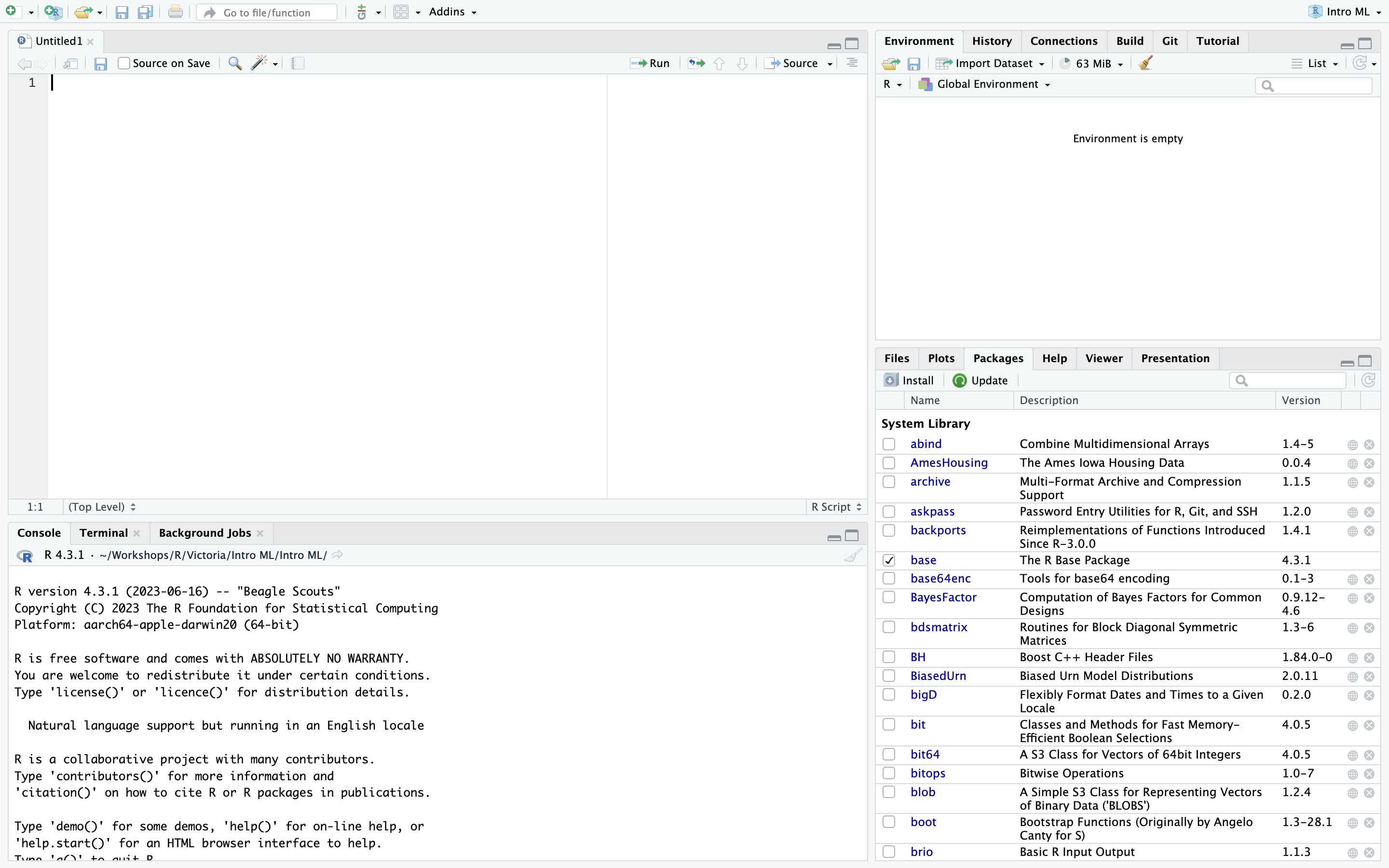 MESMCH - Getting started with R Studio